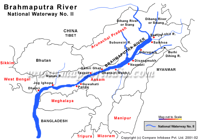 The 6 Inland National Waterways of India